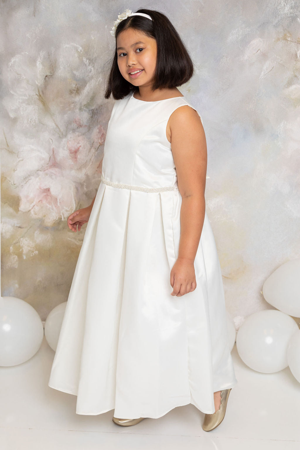 Classic Pleated Plus Size Dress – Kid's Dream