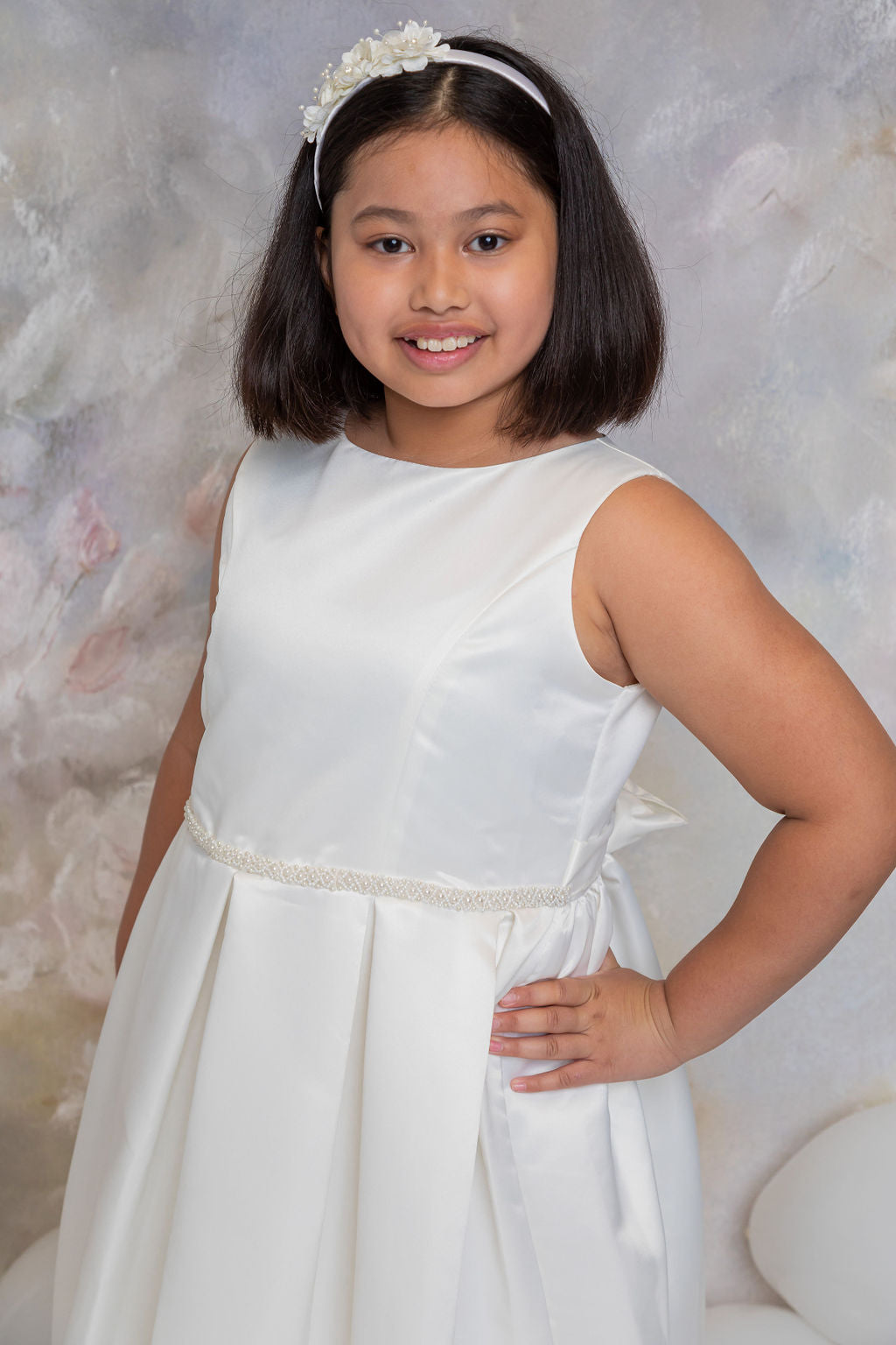 Classic Pleated Girl Plus Size Dress – Kid's Dream