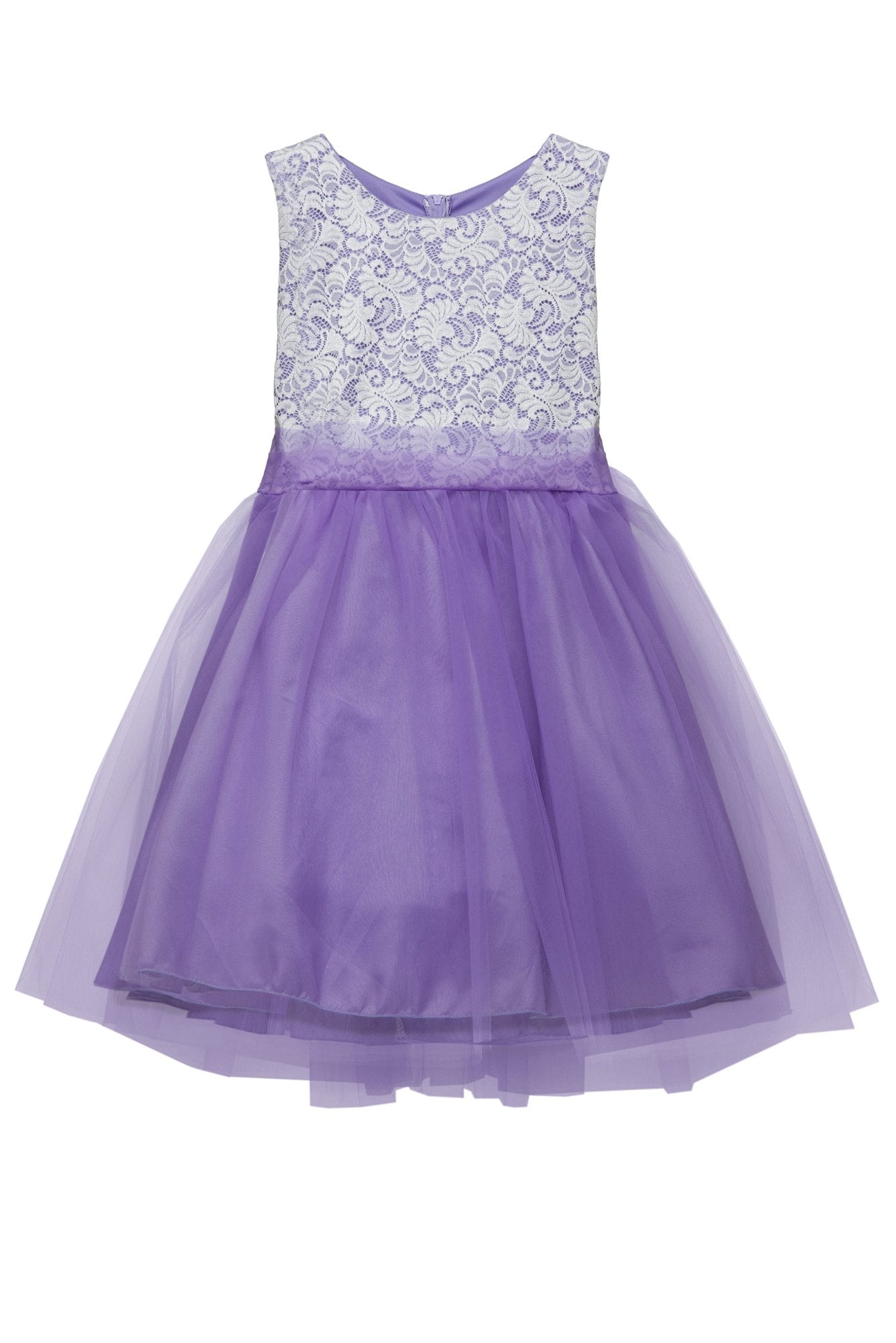 Stretch Lace & Tulle Girls Plus Size Dress – Kid's Dream